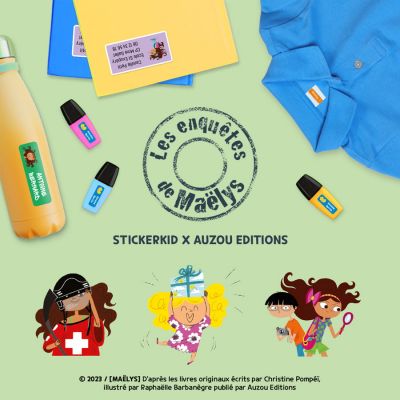 Stickerkid: le must des étiquettes personnalisables pour enfants